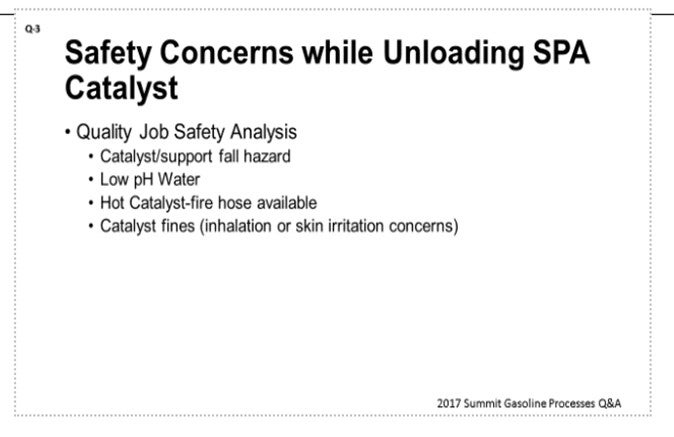 Question 3: What are your Best Practices for unloading solid phosphoric ...