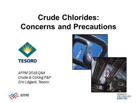 Question 40: What crude properties and process conditions are you ...