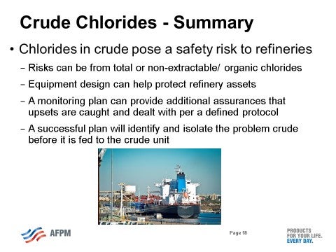 Question 40: What crude properties and process conditions are you ...