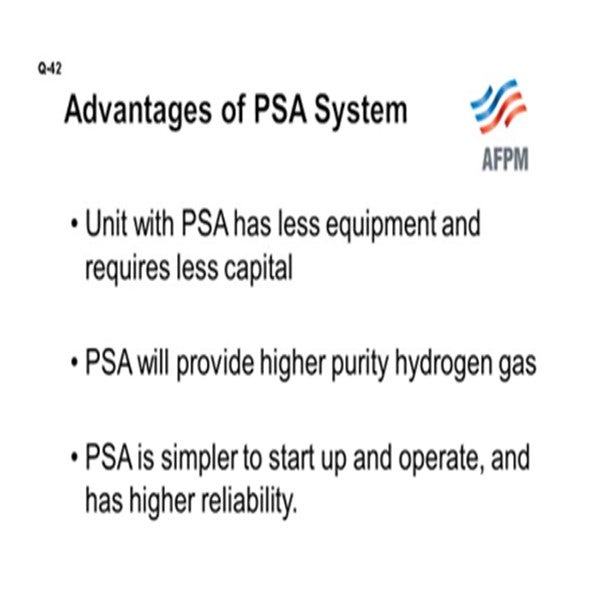 Question 42: Is the investment justified to convert an older hydrogen ...
